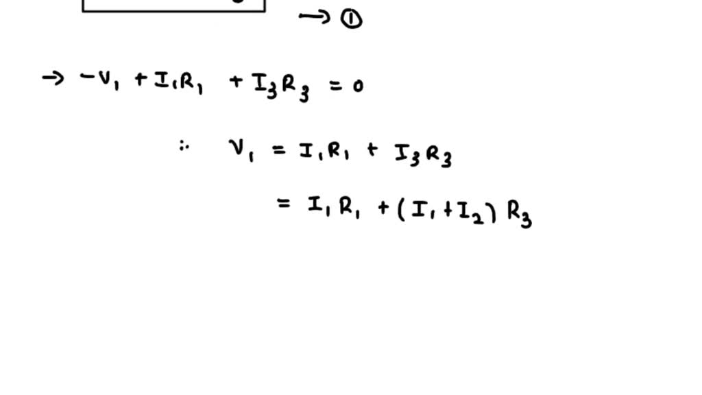 Solved In The 2 Loop Circuit Below Set Up The Loop Rule Equations For Loops I And I And The 9256