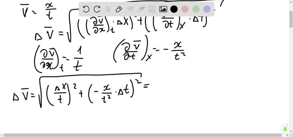 SOLVED Find Thc Uncertainty In Calculated Average Speed From The 