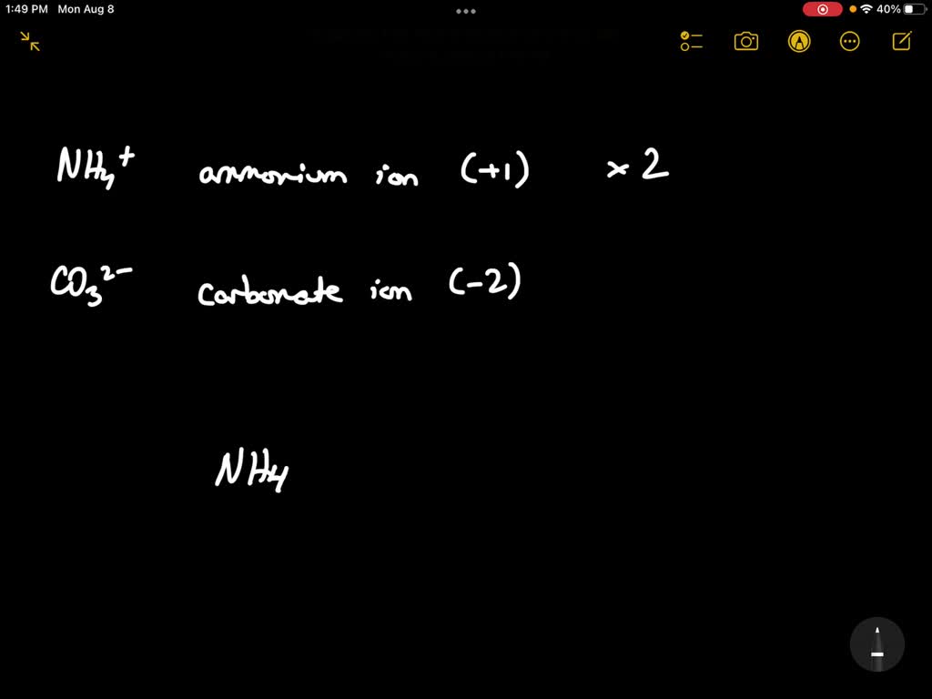 SOLVED: Determine the neutral formula unit for the compound formed from ...