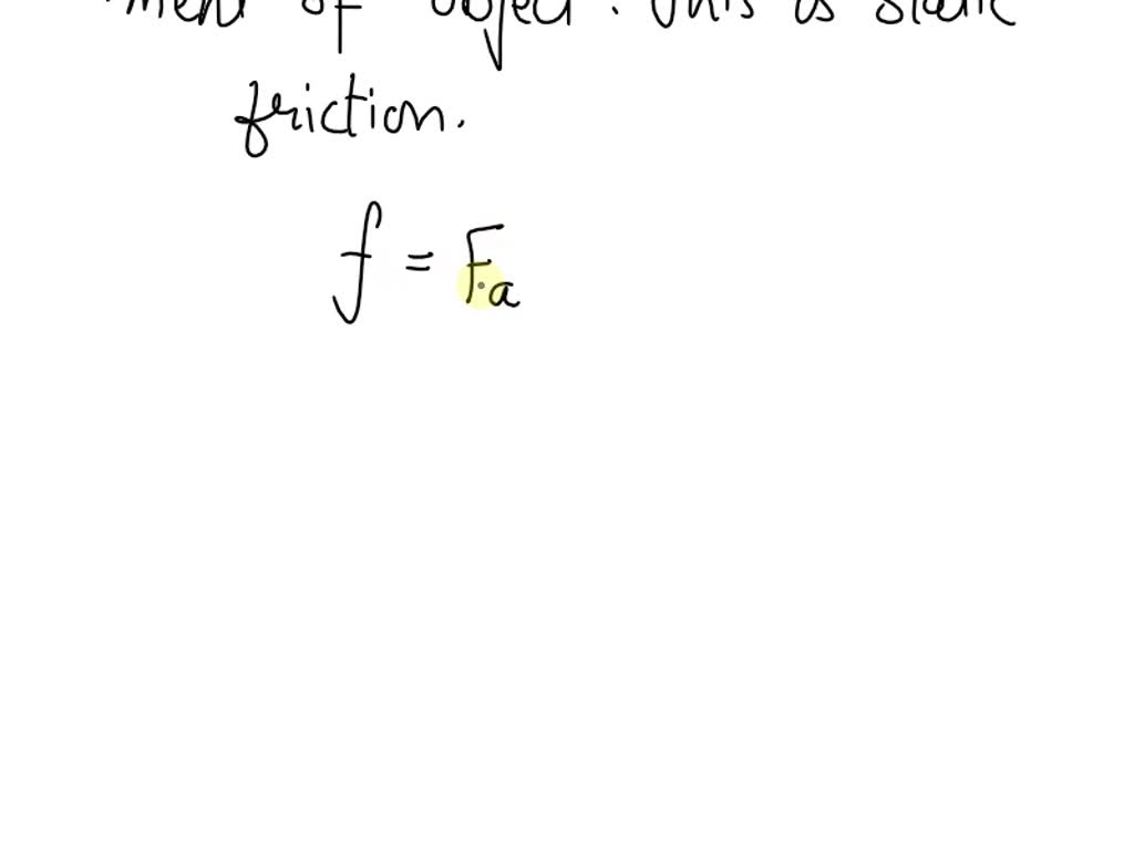 Explain the experimental procedure to understand the nature of friction ...