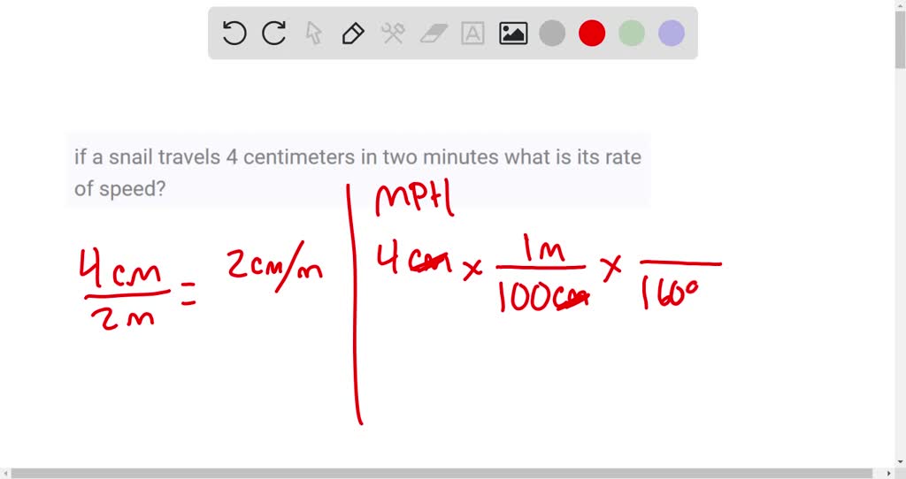 A snail moves 18 millimeters every 24 seconds. What is the snail's rate ...