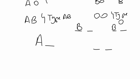 A and b blood types are codominant and each is dominant to...
