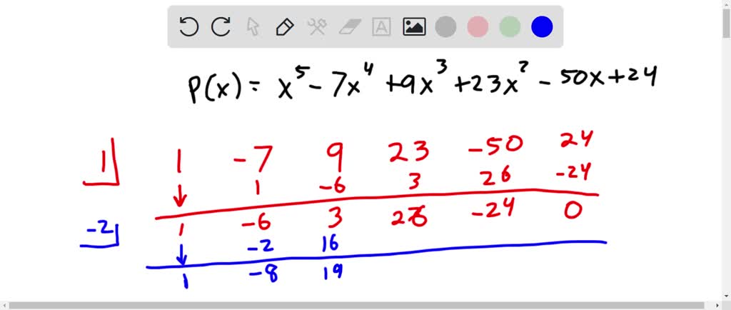 SOLVED: Find all rational zeros of the polynomial, and then find the ...