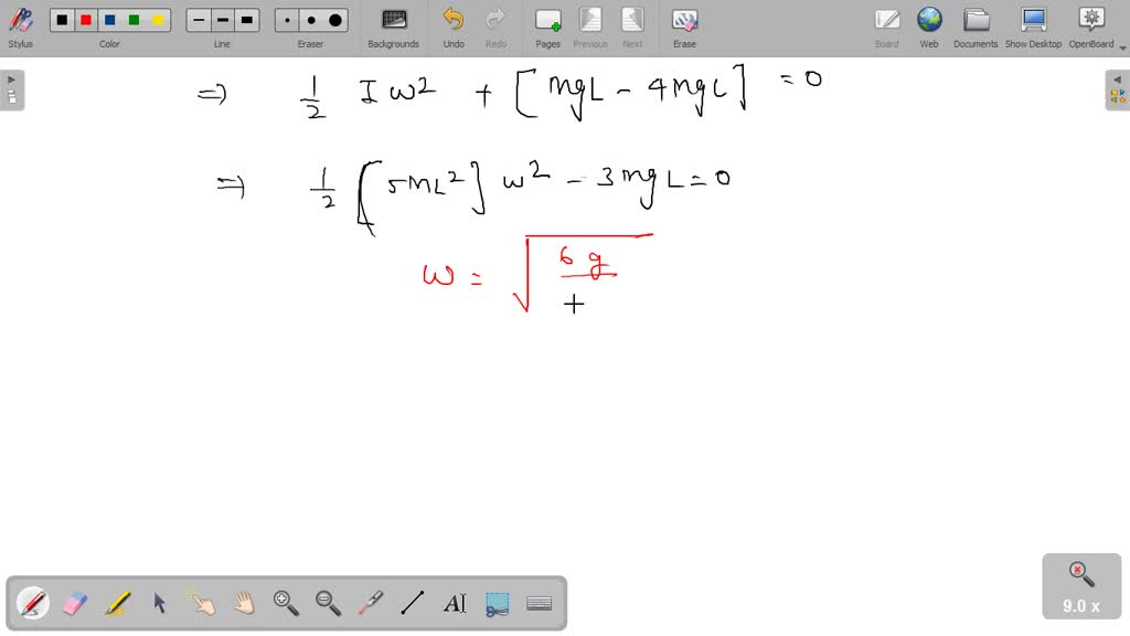 SOLVED: The rod-sphere-bug system swings about the axis. At the instant ...