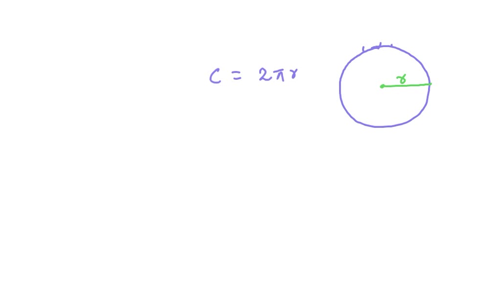 SOLVED: The circumference of a circle with radius r is proportional to which of the following: