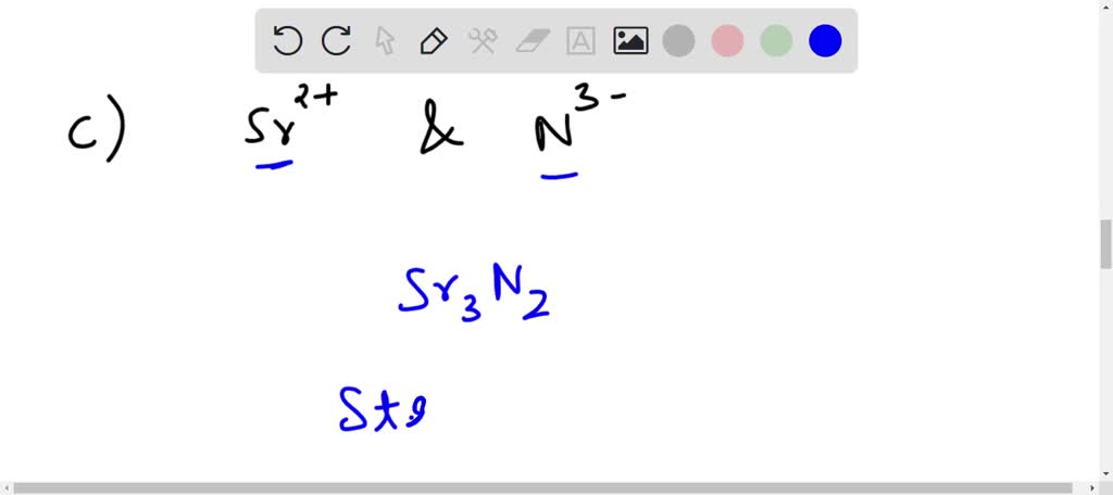 SOLVED: Give the formula and name for each ionic compound formed ...