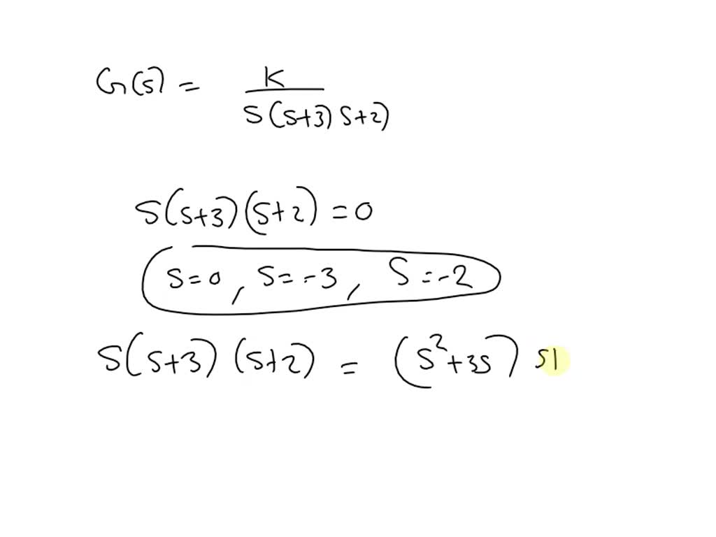 SOLVED: Q2. Consider the LTI system shown below where 1 X(s) K H(s) Y(s Determine the values of ...