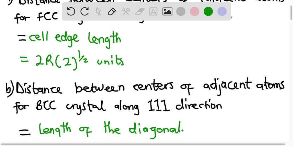 Solved 4 In Terms Of The Atomic Radius R Determine The Distance