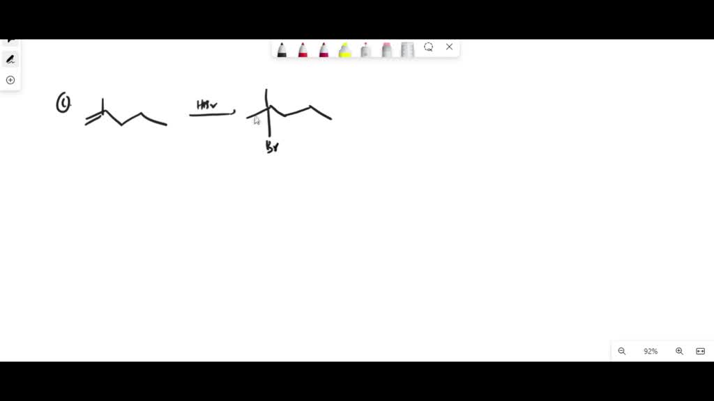 SOLVED: Draw the major organic product of the following reaction Bv ...
