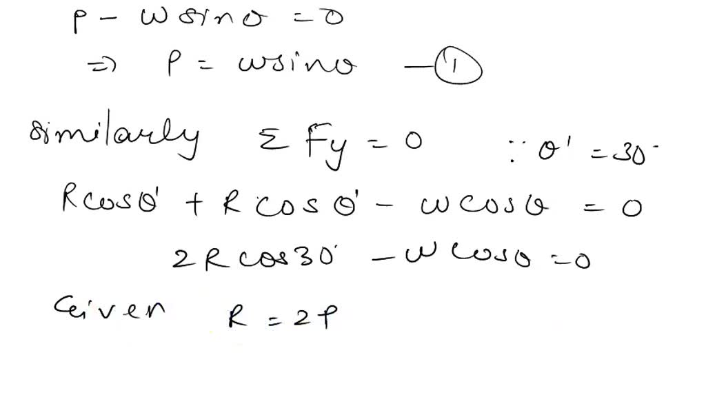 SOLVED: Q.8 The smooth homogeneous sphere rests in the 1200 groove and ...