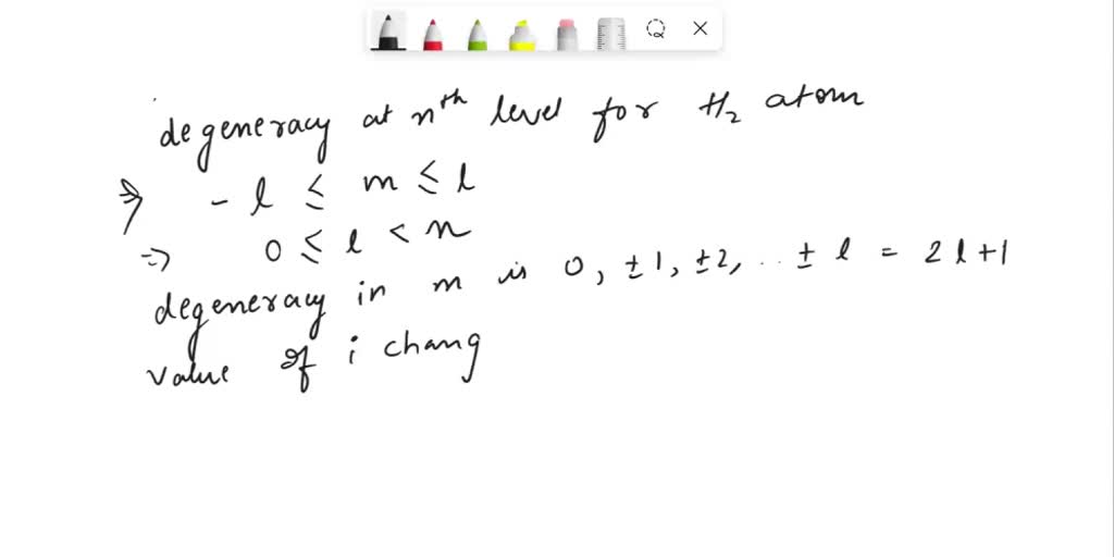 SOLVED: Prove that the degeneracy of the nth energy level in the ...