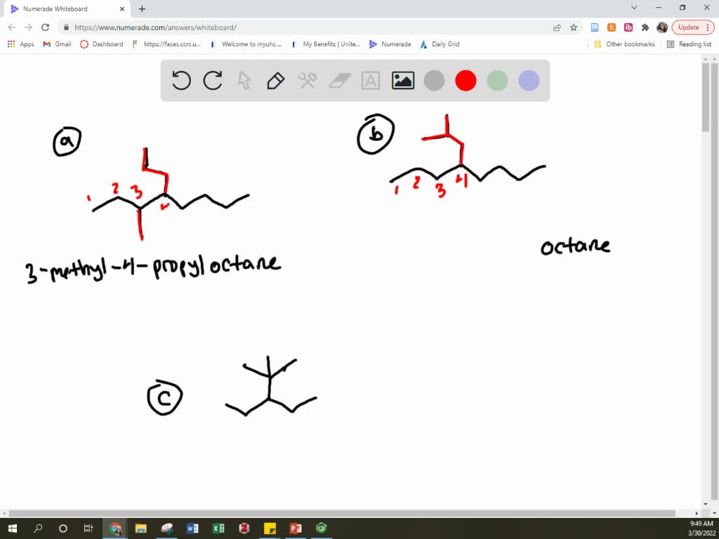 SOLVED: Write the correct IUPAC name and structure of the following ...