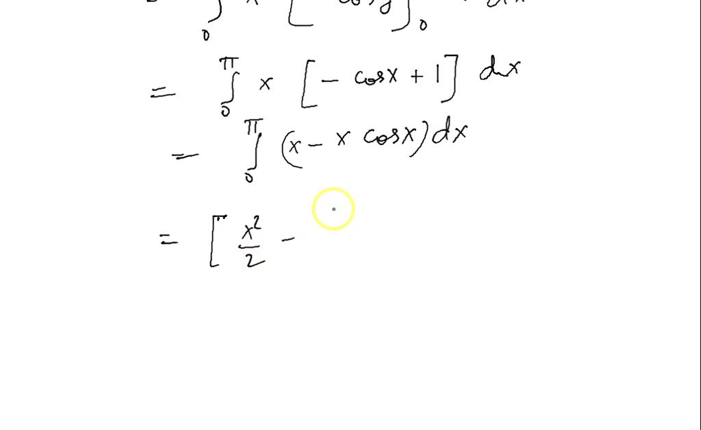 SOLVED: Double integration of ((sin y)/y) dy dx from Ï€ to x and from Ï ...
