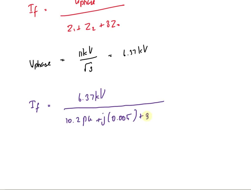 A 30 MVA, 11 kV generator has Z1, Z2 = j0.2 pu, and Z0 = j0.05 pu. A ...