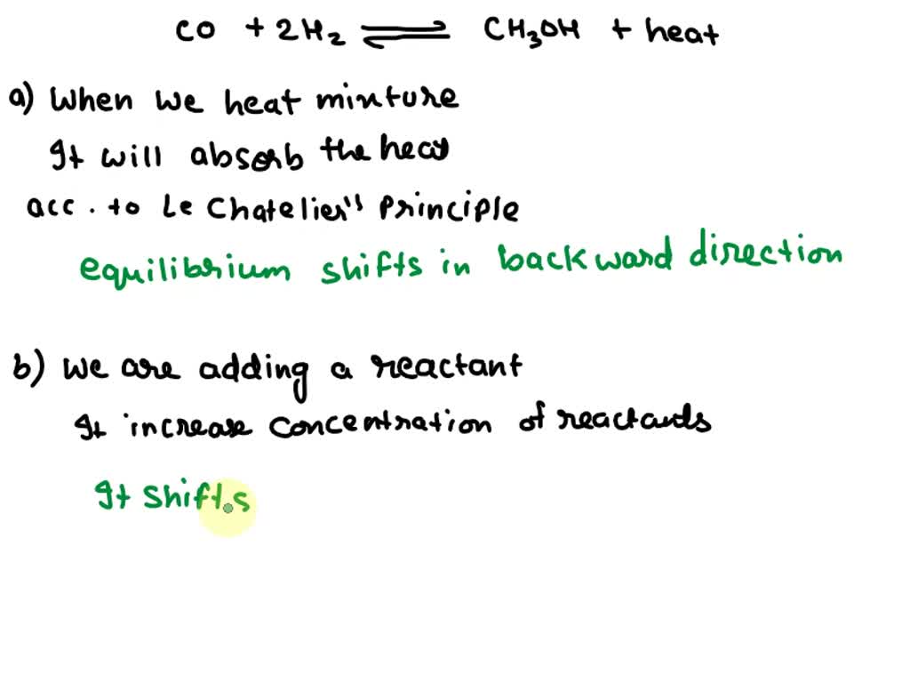 SOLVED: Methanol has the formula of CH3OH and can be produced by the ...