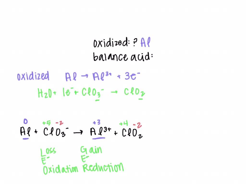 SOLVED: When the following equation is balanced properly under acidic ...