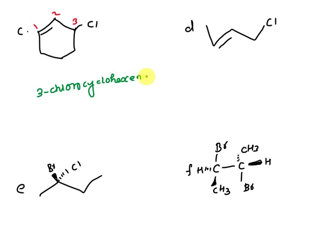 SOLVED: Write the IUPAC name for each compound, including the designation of configuration. Do ...