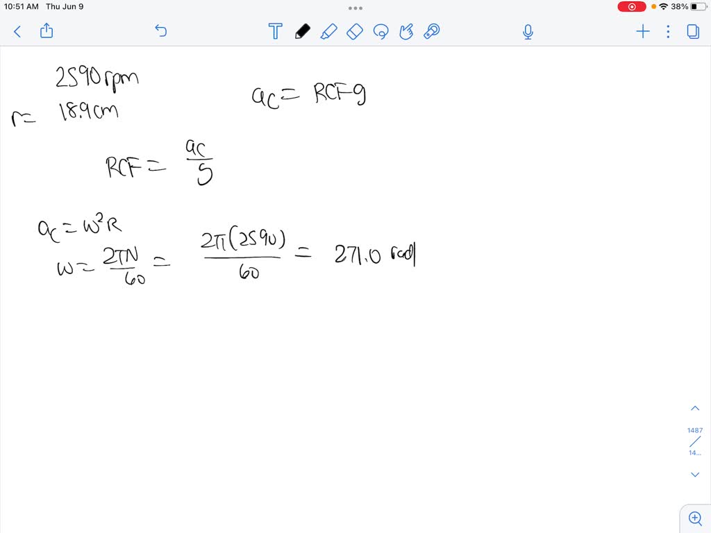 SOLVED: Is the relative centrifugal field (RCF) the same at the top and ...