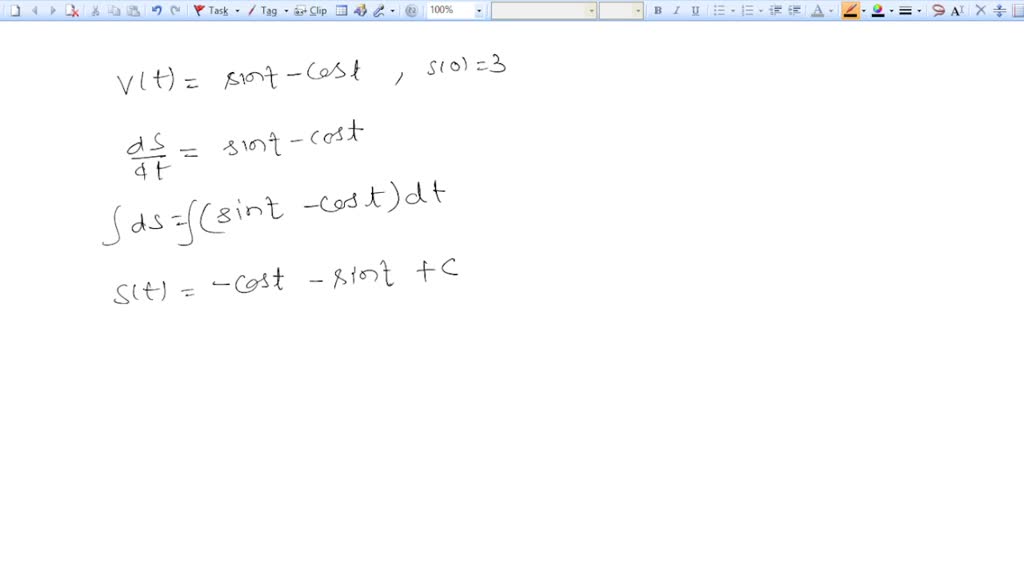 SOLVED: 'A particle is moving along the curve whose position vector is given: R(t) = (cost ...