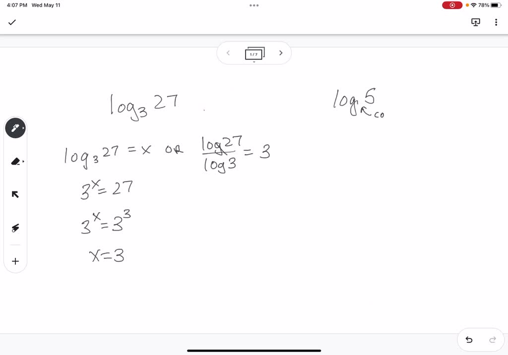 SOLVED: log , Use calculator to approximate each the 10) nearest ...