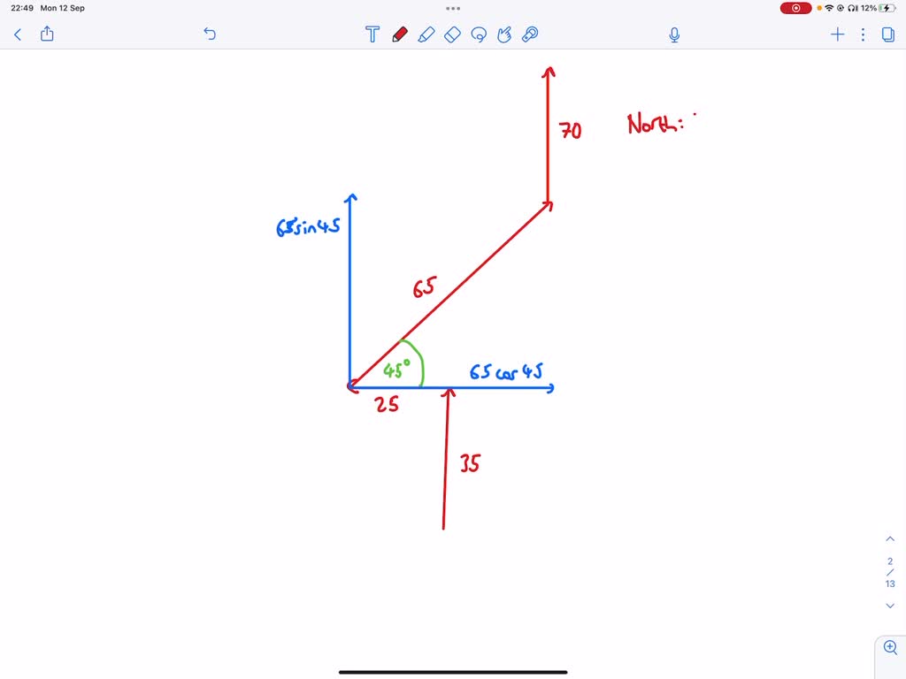 SOLVED: A delivery man starts at the post office, drives 35 km north ...