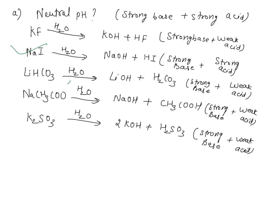 SOLVED: Question 1 4 pts Which of the following salts will yield an aqueous solution with a ...