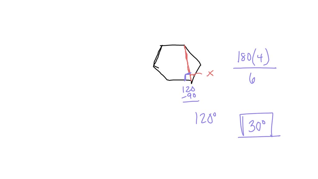 SOLVED: Texts: A regular hexagon shares a side with a regular pentagon, as shown below ...