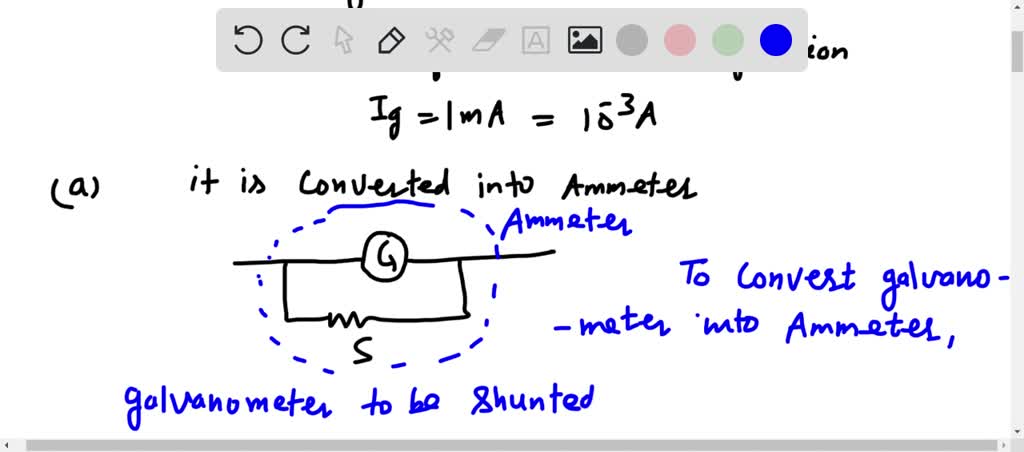 SOLVED: You wish to make a ammeter out of a meter, some resistors, and ...
