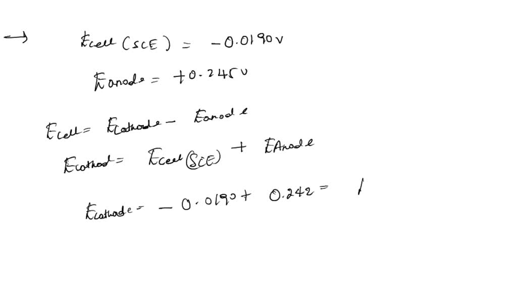SOLVED: The potential of a UO2^2+/U4+ half-cell is -0.0190 V relative ...