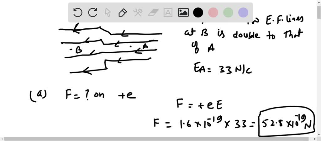 SOLVED: In the figure the electric field lines on the left have twice ...