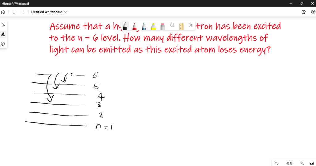SOLVED: Assume that a hydrogen atom’s electron has been excited to the ...