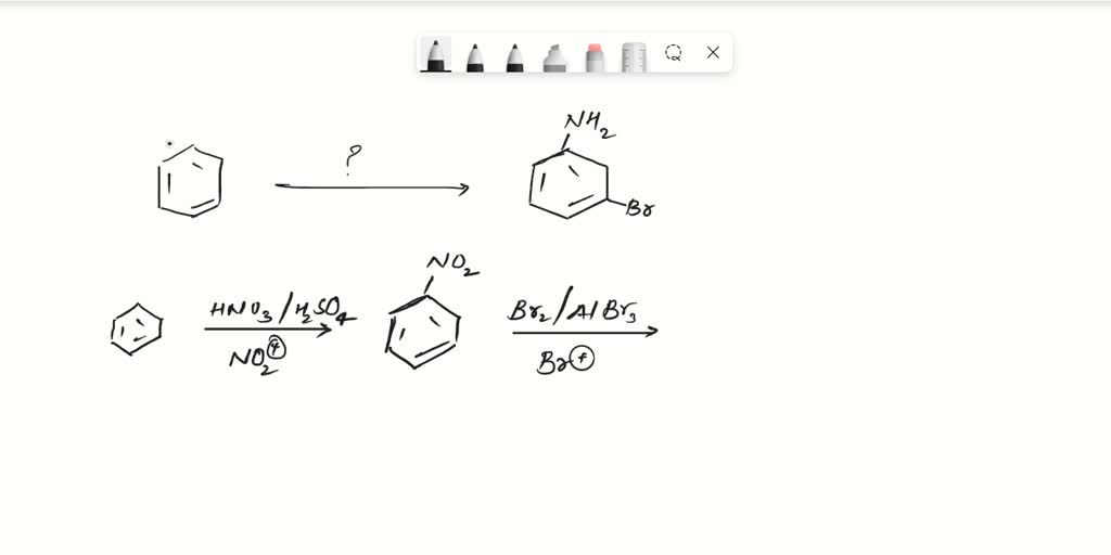 SOLVED: HzN Br 1) ? 2) ? 3) ? Choose the correct reagents from the ...