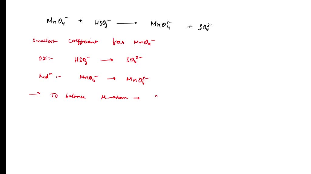 SOLVED: 'ii When the equation for the overall reaction is balanced for ...