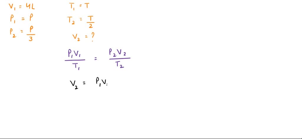 SOLVED: The pressure of 4.0 L of nitrogen in a flexible container is decreased to one - half its ...