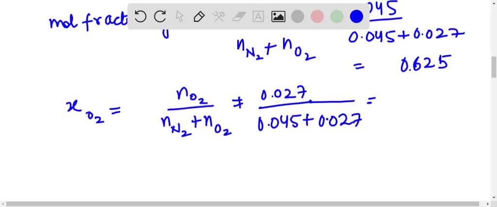 SOLVED: A gas mixture contains 1.25 g N2 and 0.85 g O2 in a 1.55-L container at 18 C. Calculate ...