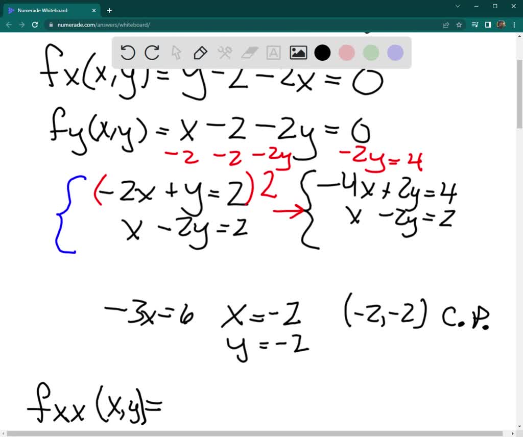 SOLVED Let F x y Xy 2x 2y x 2 y 2 Find The Local Maximum And