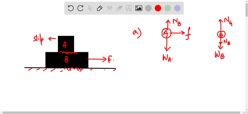 SOLVED: Draw Free Body Diagram (as instructed in the lecture videos ...