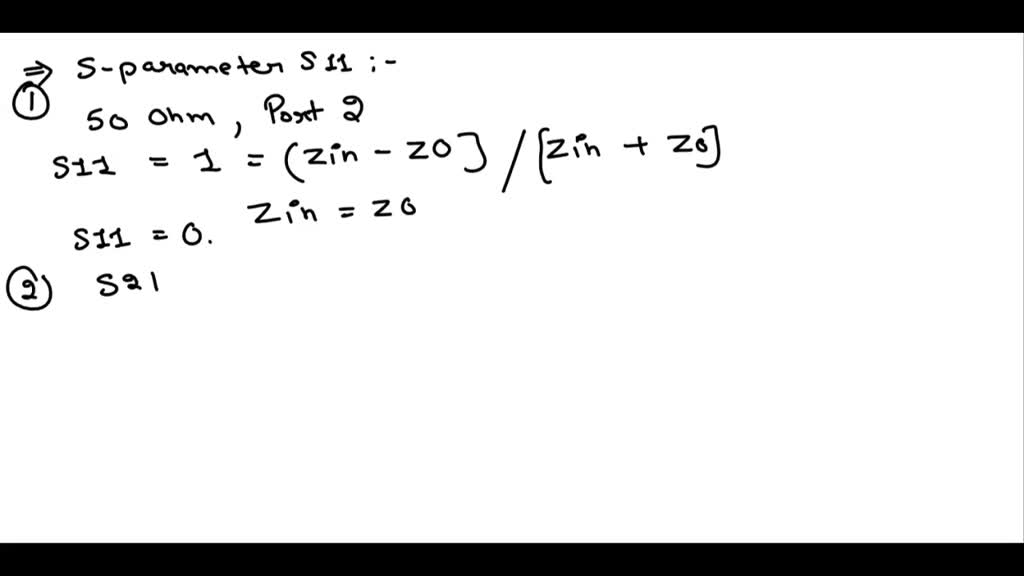 SOLVED: (a) Find the scattering parameters of the 3 dB attenuator circuit shown below (Z=50 Î ...
