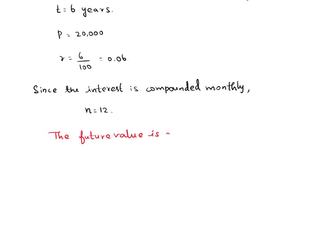 SOLVED: 4-2.What is the future equivalent of 1,000 invested at 6% ...