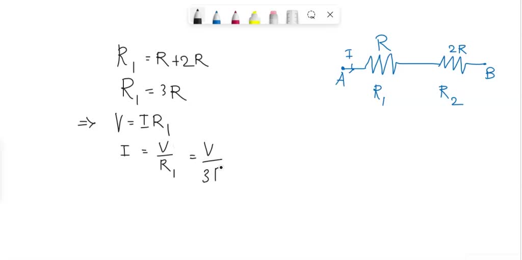 SOLVED: Texts: Consider the following circuit with resistors R1 and R2 supplied with a voltage ...