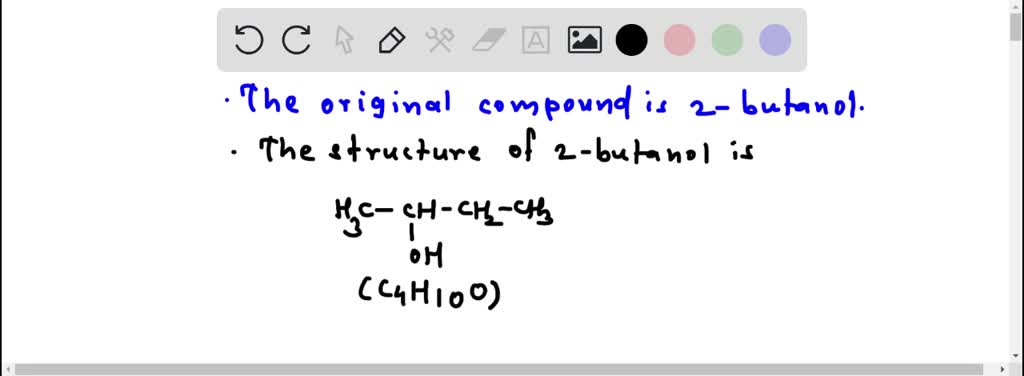 SOLVED: When the compound C4H10O is oxidized, it can turn into a ...