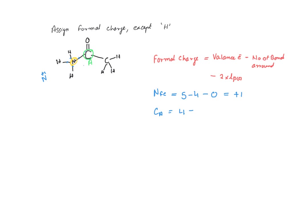 SOLVED: Assign the formal charges to each atom in hydrogen fluoride, HF ...