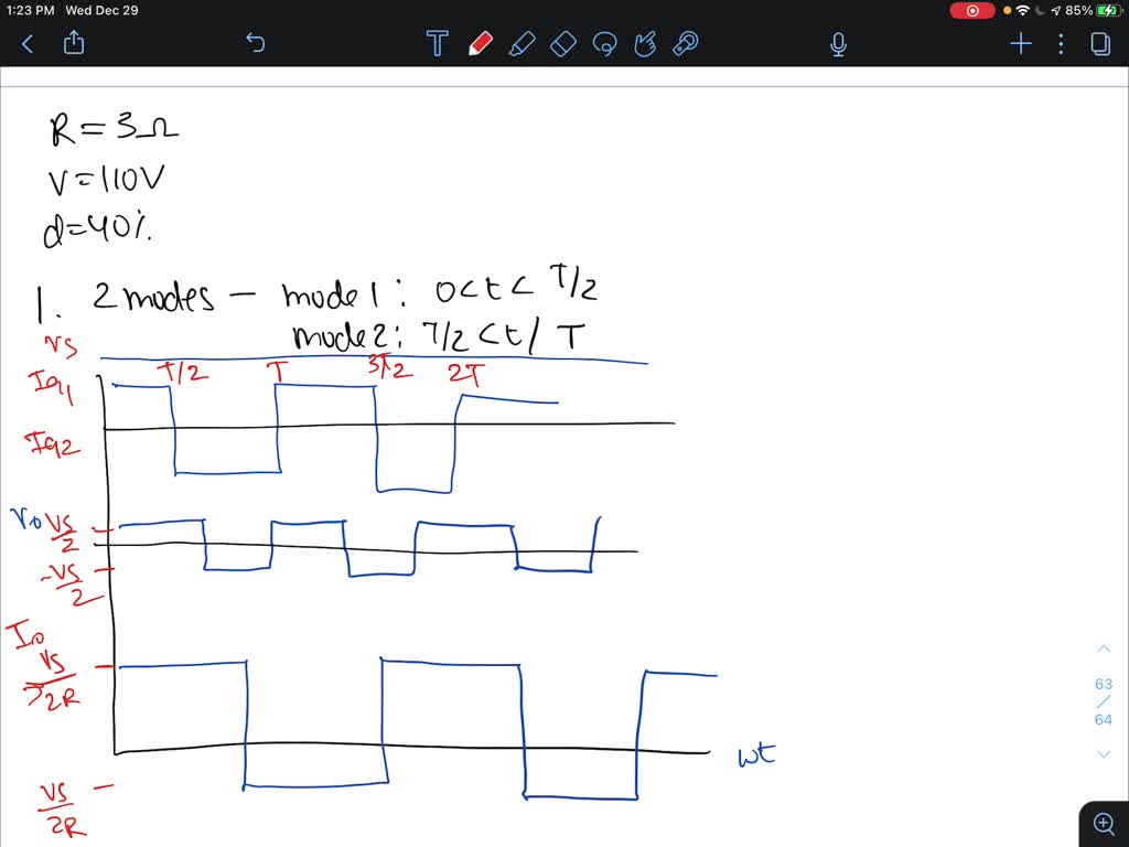 SOLVED: Draw a three phase, half wave bridge rectifier circuit and draw the AC input waveform ...