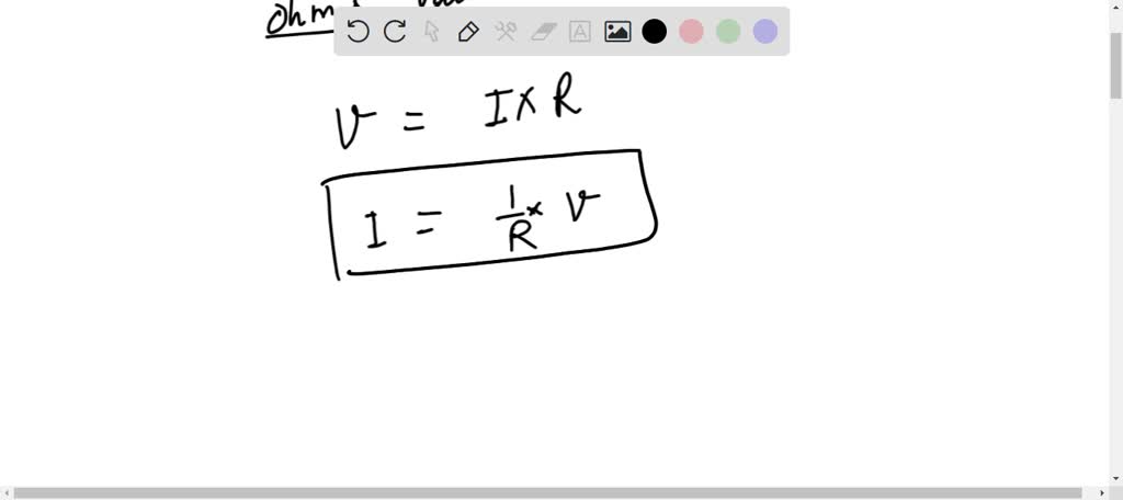 SOLVED: A metallic conductor obeys Ohm's Law: Which graph best ...