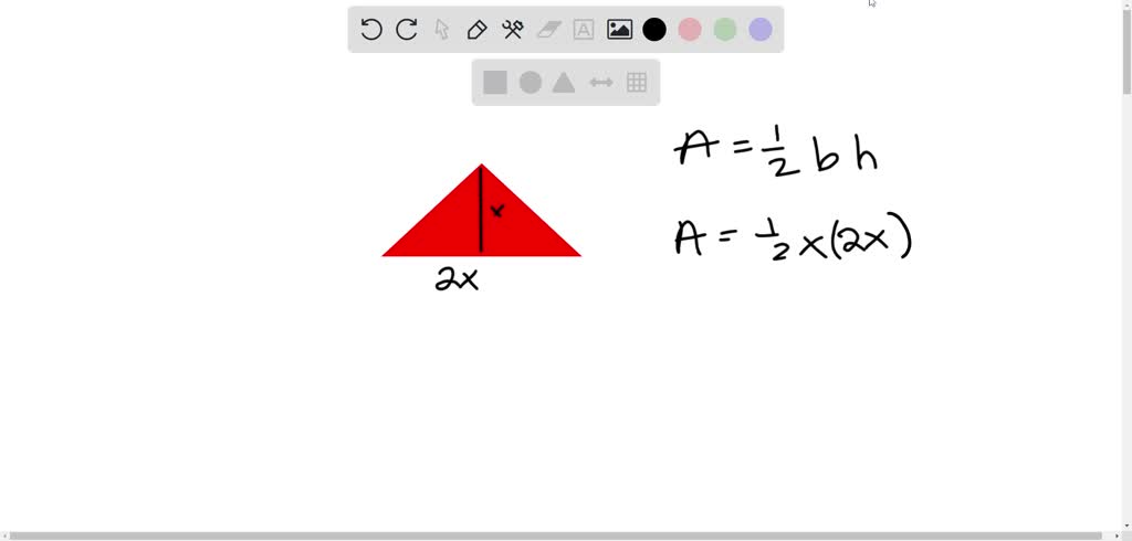 SOLVED: The area of a triangular block is 64 square inches. If the base ...