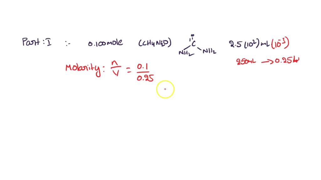 SOLVED: 1.35 moles of NH4C2H3O2 in 1.00 L of solution Part 3 (1 point ...