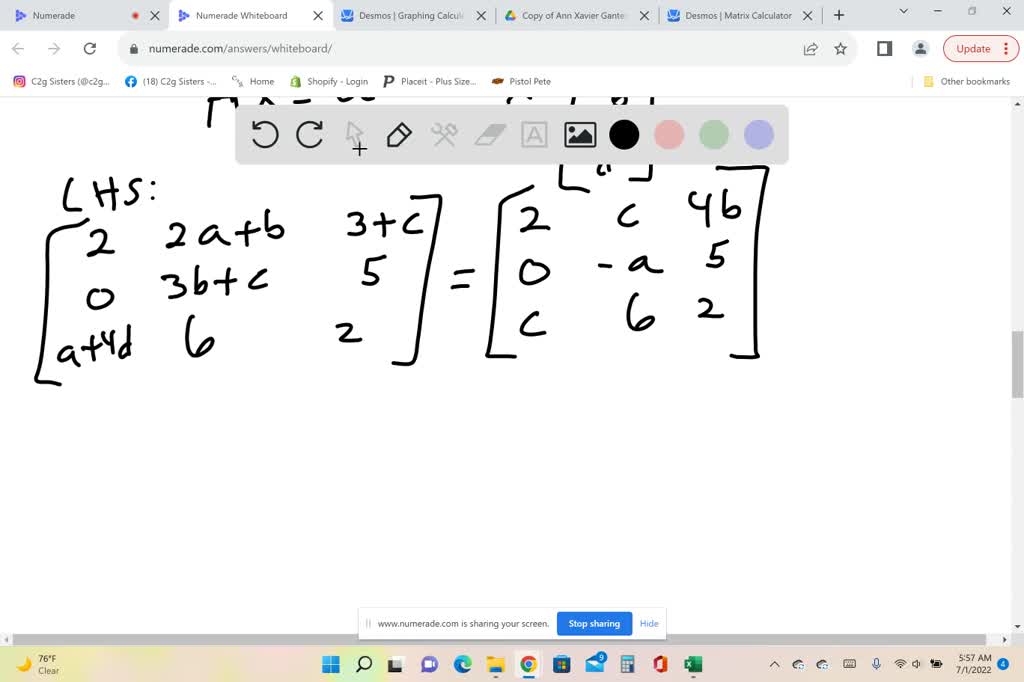 SOLVED: 'What are the three matrix rOw transformations? (These are also ...