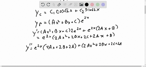consider the following differential equation to be solved by the method ...