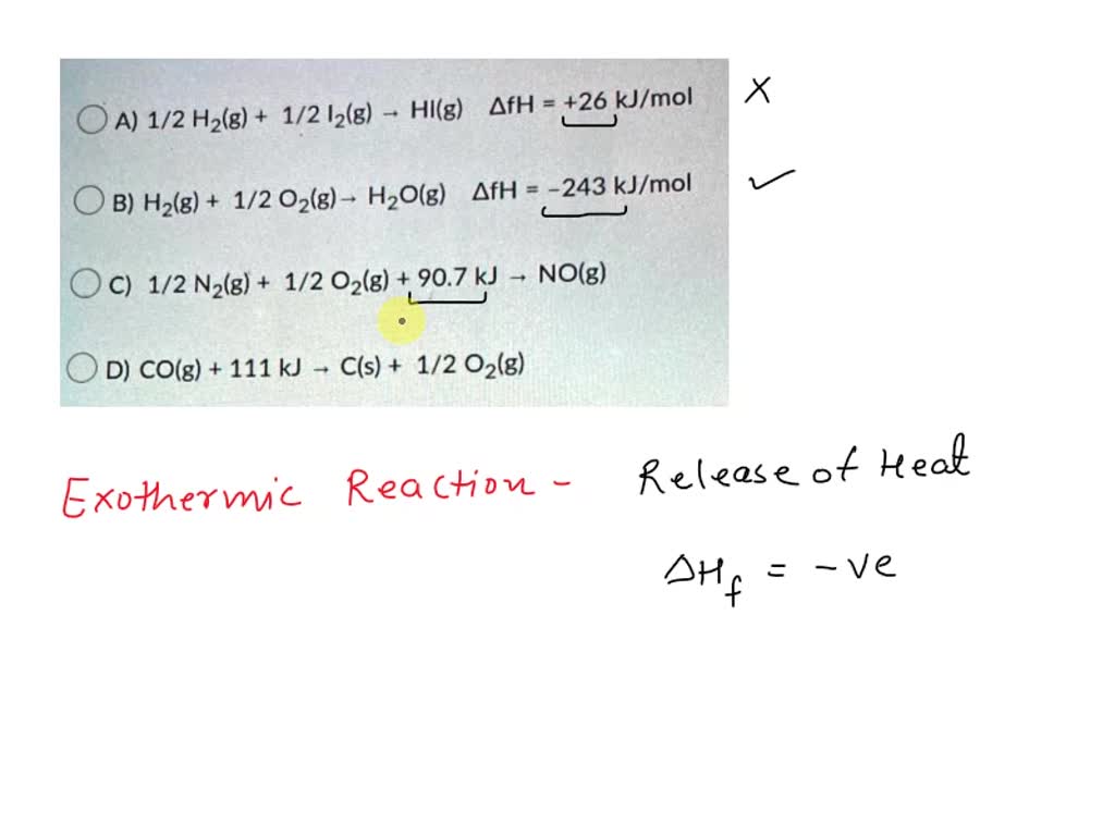 SOLVED: Question 7 The reaction below is H₂ + Cl₂ ⇒ 2 HCl + heat ...