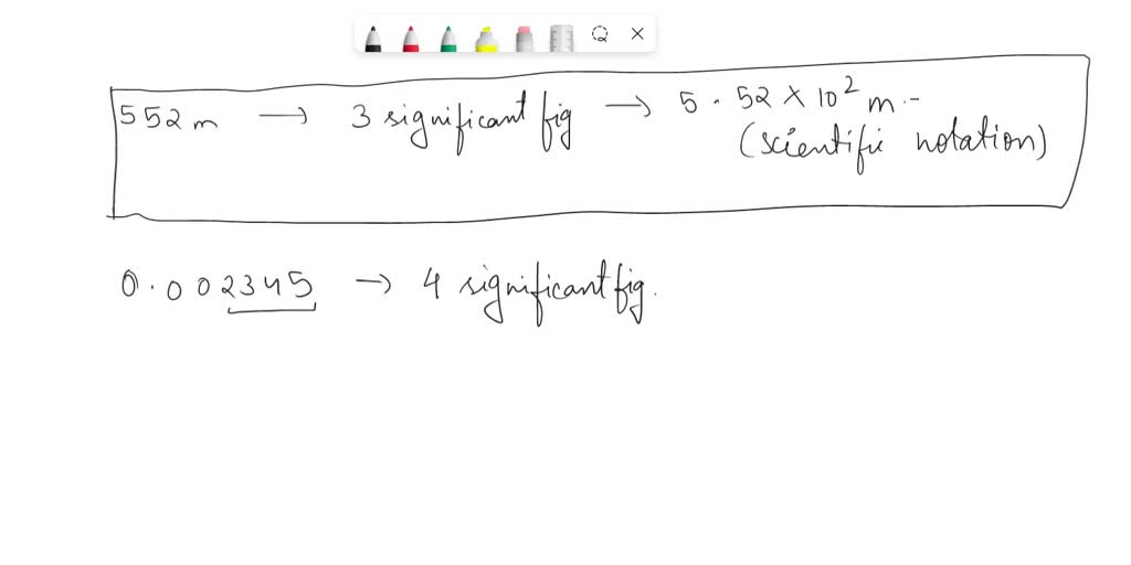 SOLVED: Significant Figures, Scientific Notation and Conversions ...